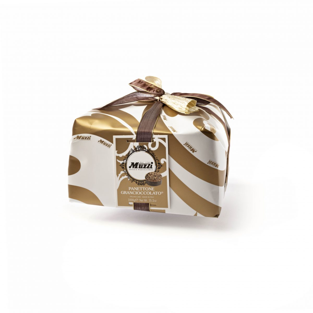 Panettone Basso Gran Cioccolato kg 1 MUZZI | Ercoli 1928